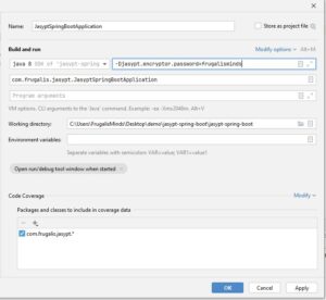 Encrypt Passwords In Spring Boot Configuration Using JASYPT – FrugalisMinds